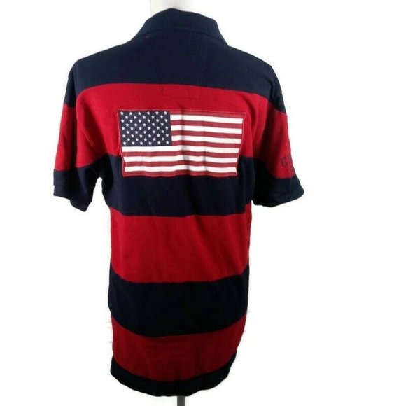 Selected Homme | Shirts | Selected Homme American Flag Polo Men Xl Red ...